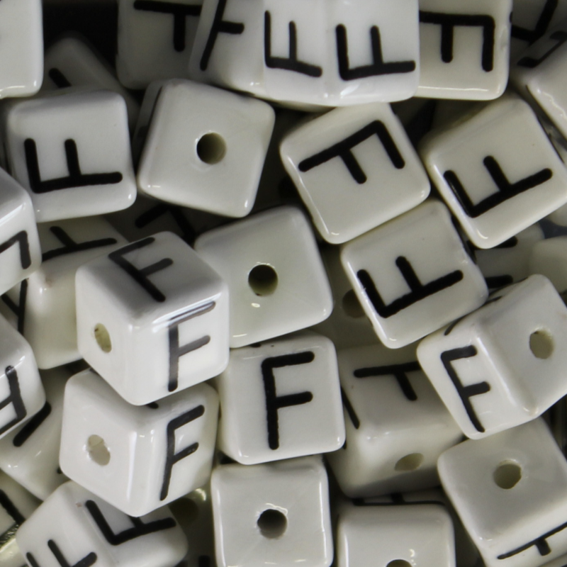Beads of Courage, Beads at Home, Letter F (100 pcs/unit) – BEADS OF ...